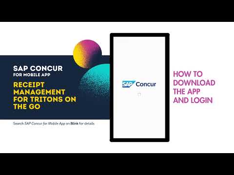 How to Download and Login to the SAP Concur for Mobile App