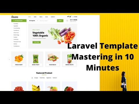 How To Integrate Html Template In Laravel Step By Step | Laravel Tutorial (2023)