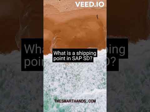 #23 What is a shipping point in SAP SD?