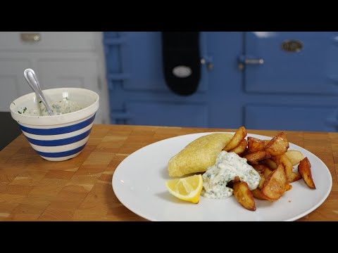 Fish and Chips with Tartare Sauce