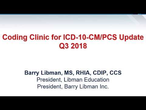 ICD-10 Coding Clinic Update (Q3 2018): DM and Pressure Ulcer