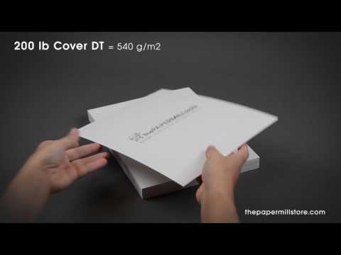 Astrolite Brilliant White 200 lb. Card Stock Paper