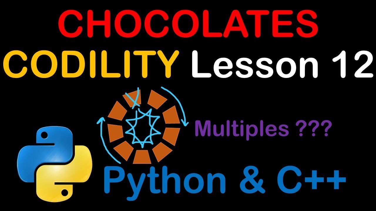 Chocolates By Number in Python and C++ Codility Solutions Lesson 12