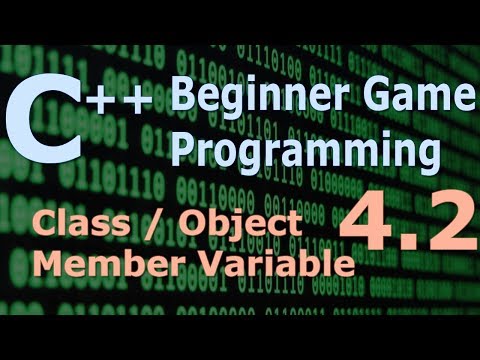 Learn Beginner C Game Programming DirectX Class Object Member Variable Tutorial 4 2 - Mind Luster