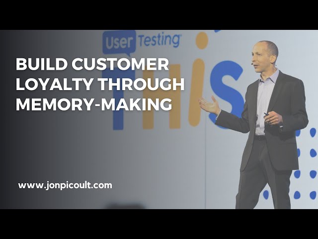 Jon Picoult: Keynote Speaker & Customer Experience Expert