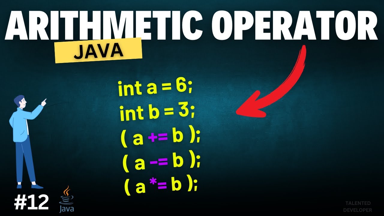 Java Arithmetic Operators Explained | Chapter-12 | Java Tutorial For Beginners