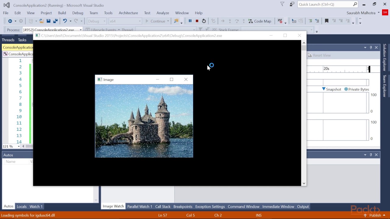 OpenCV 3 ??? Getting Started with Image Processing : Accessing Pixel Values | packtpub.com