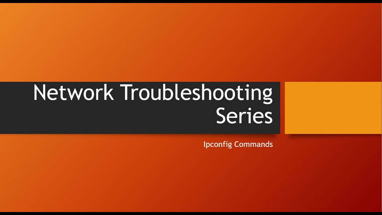IPConfig Command  Explained - Network Troubleshooting Series