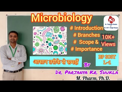 Microbiology | Introduction, Branches, Scope and Importance | BP 303T | L~1