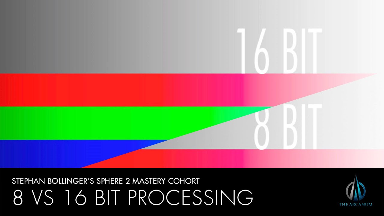 8 vs 16 bit photo processing