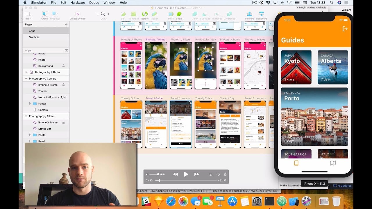 Travel Guide - React Native Sketch Elements