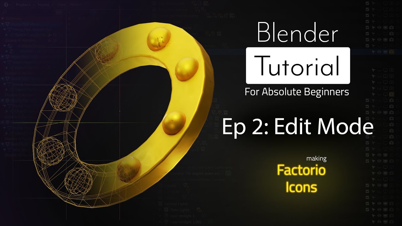 Blender Tutorial Episode 2: Edit Mode