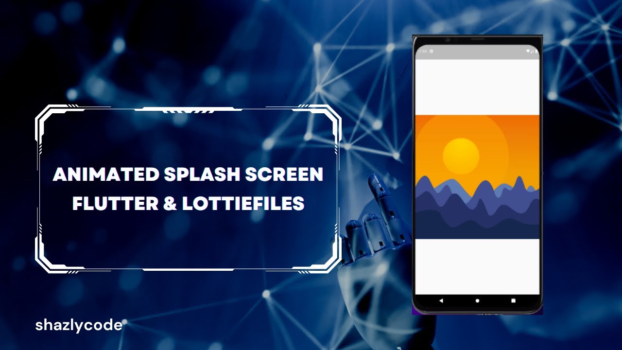 Animated Splash Screen | Flutter & lottiefiles