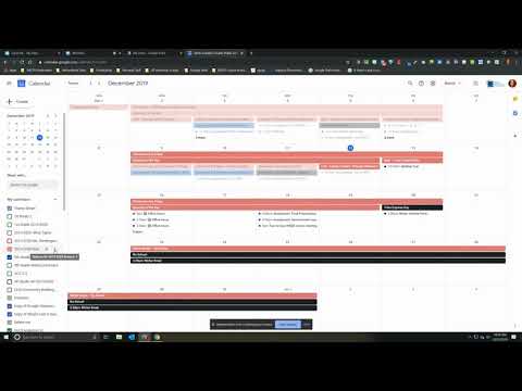 Sharing a Google Calendar