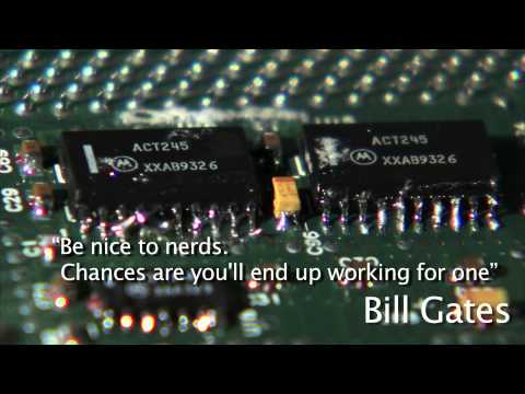 Famous funny Nerd quote from Bill Gates
