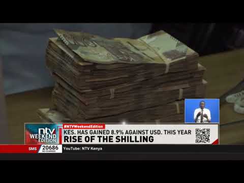 KES has gained 8.9% against USD this year