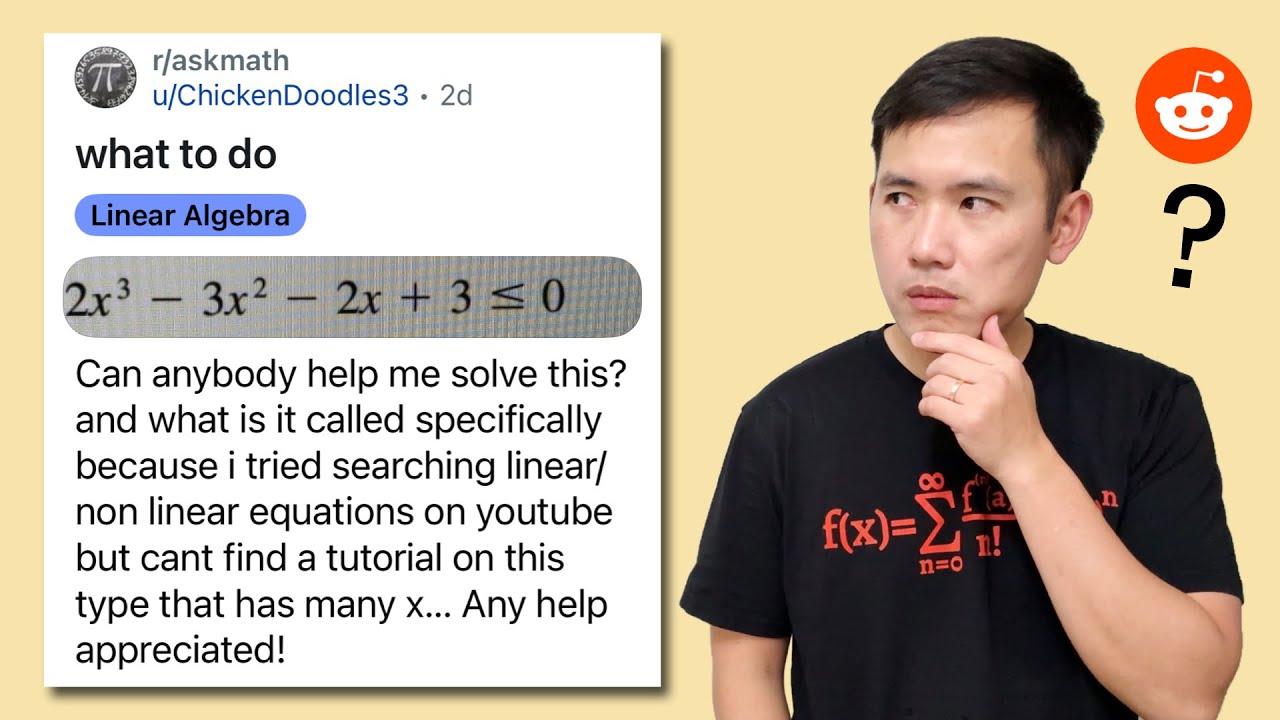 Can anybody help me solve this polynomial inequality? Reddit r/askmath