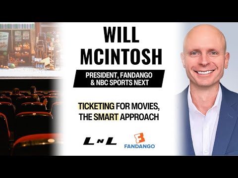 Will McIntosh, President of Fandango, on managing the platform, what's new in ticketing, and sports!