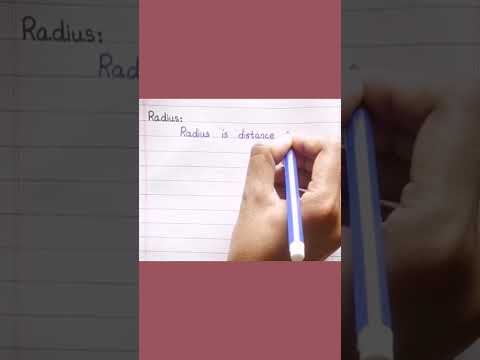 Define Radius #shorts
