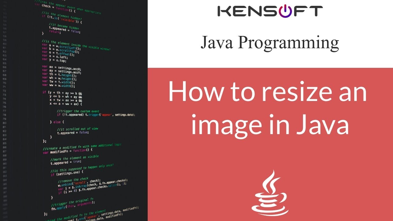 Java Tutorial: How to resize an image in Java | Auto Scale image in Java JLabel