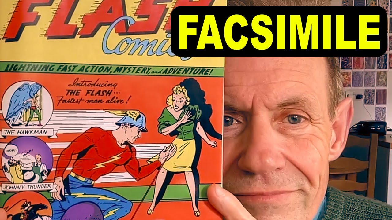 FLASH COMICS 1 Facsimile Comic Review DC (Golden Age)