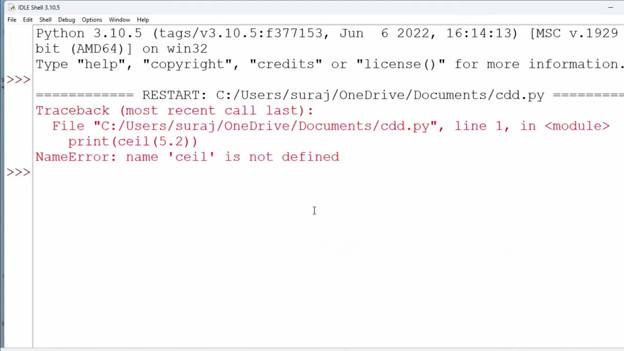 Ceil function with math module in python@COMPUTEREXCELSOLUTION