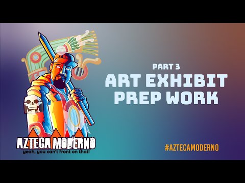 Traditional Art from the #LABasement for the #AztecaModerno art exhibit in July @BindersArt Part 3