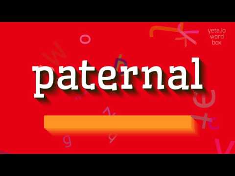 How to say "paternal"! (High Quality Voices)