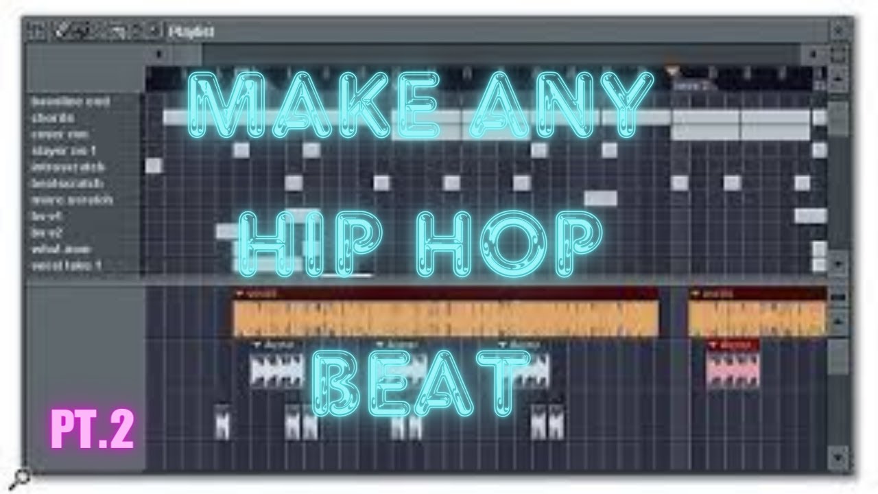 how to make any hip hop beat tutorial for beginners {PT.2}