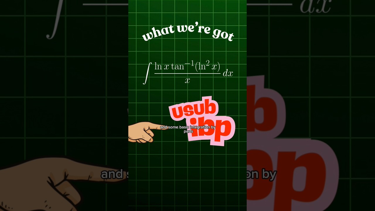 Simple integrals for every Calc student #mathematics #calculus #integralcalculus