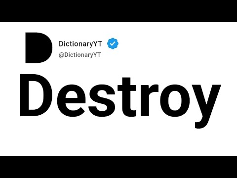 Destroy Meaning In Marathi