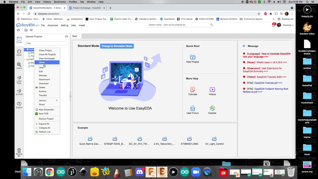 EasyEDA Project Link Sharing