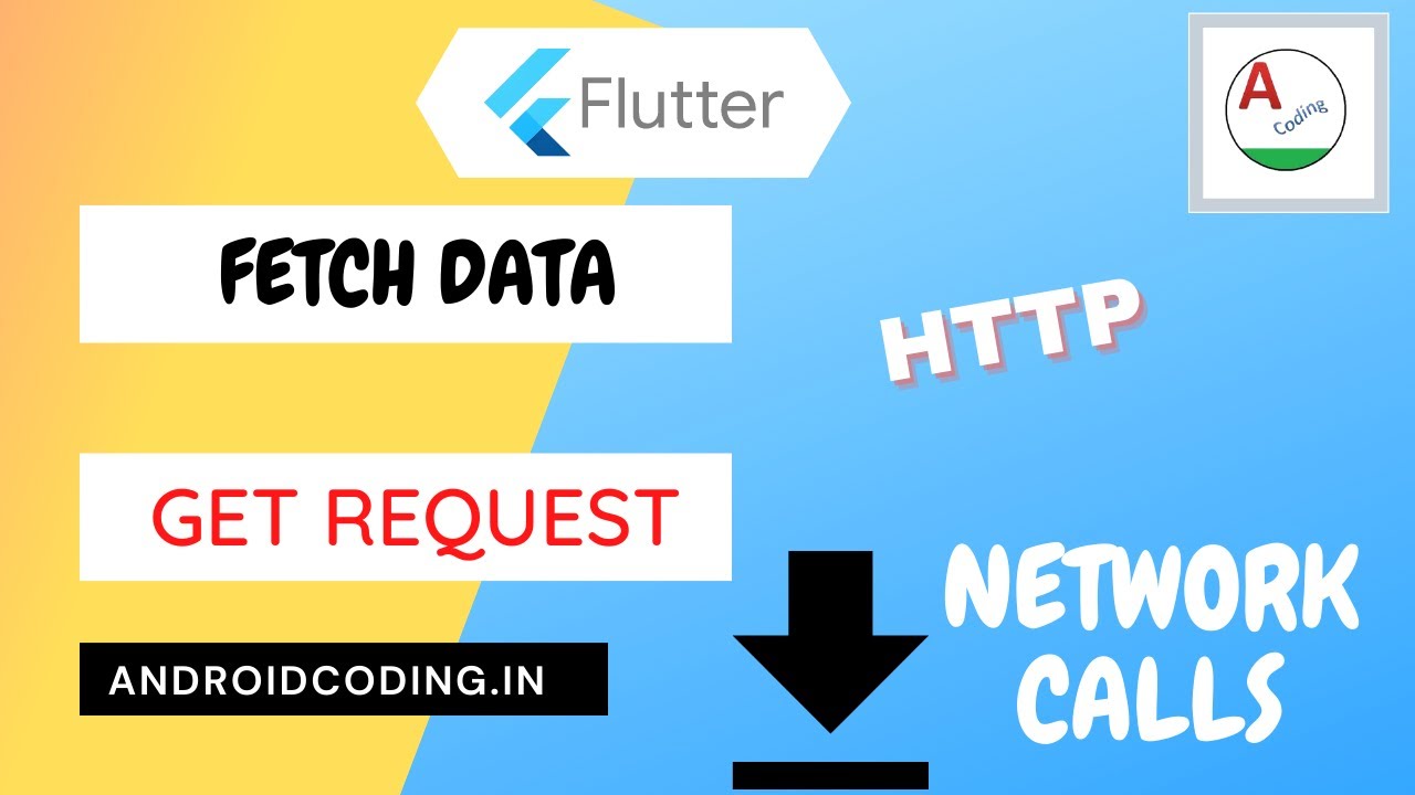 Flutter HTTP GET request method tutorial for beginners | Source in description | flutter coding