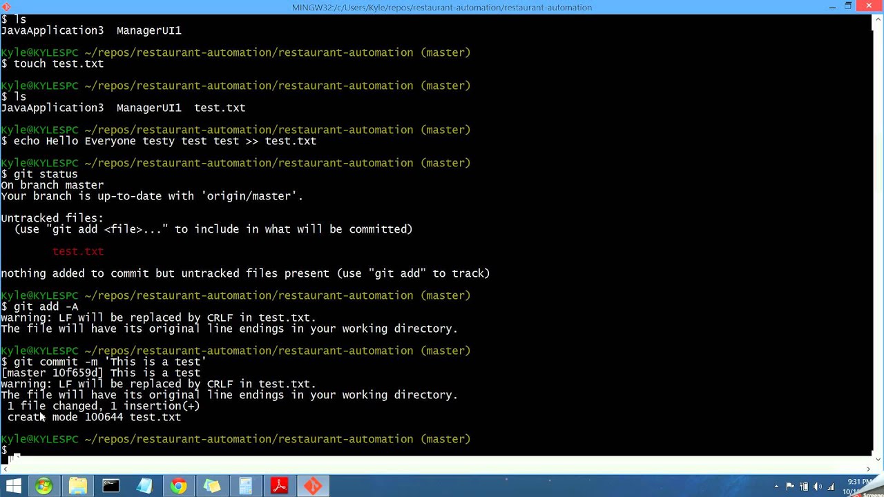 Pull & Push using Bitbucket w/ Git