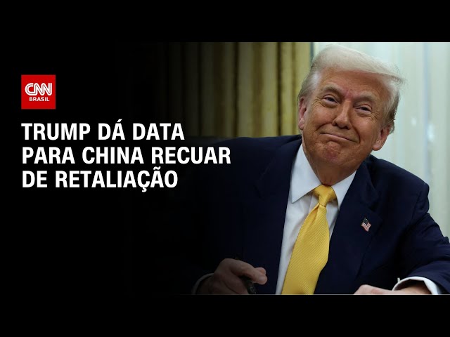 Termina prazo de Trump para China recuar em tarifas retaliatórias | CNN Brasil