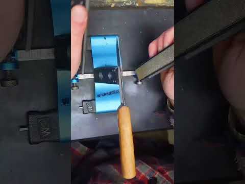 Sharpening and trying out the Solingen knife.