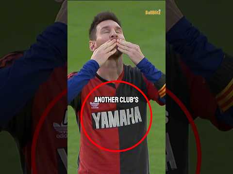 The real reason Messi wore another club shirt under Barca shirt.💔😢