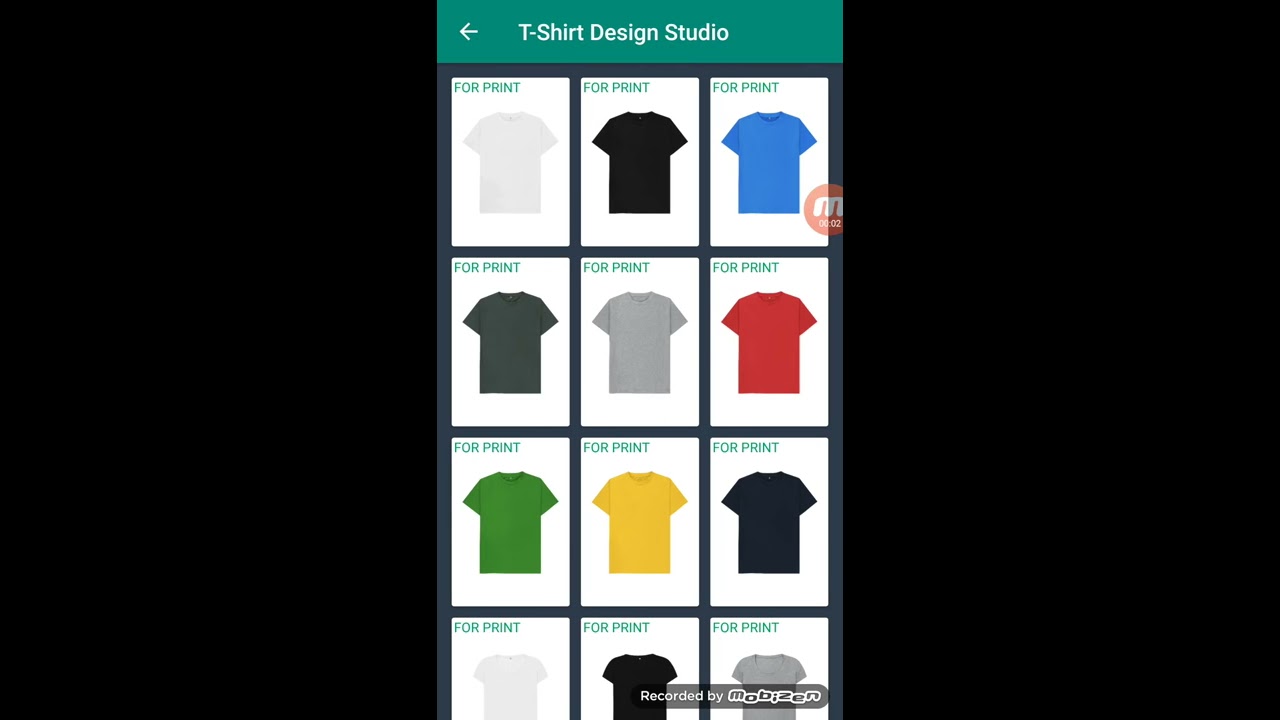 T-shirt Design Studio -Android Application