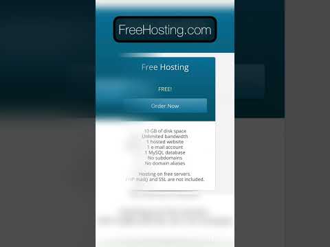 Get Unlimited FREE Hosting with 10GB Storage & cPanel Access | FreeHosting.com