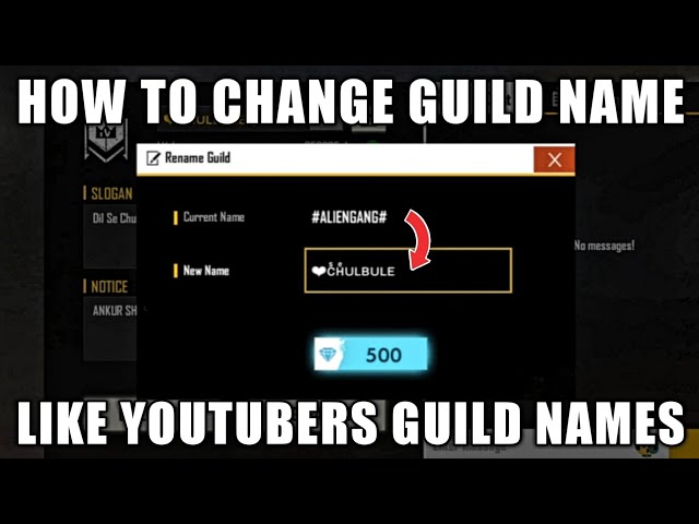 Best Free Fire guild name styles in 2021