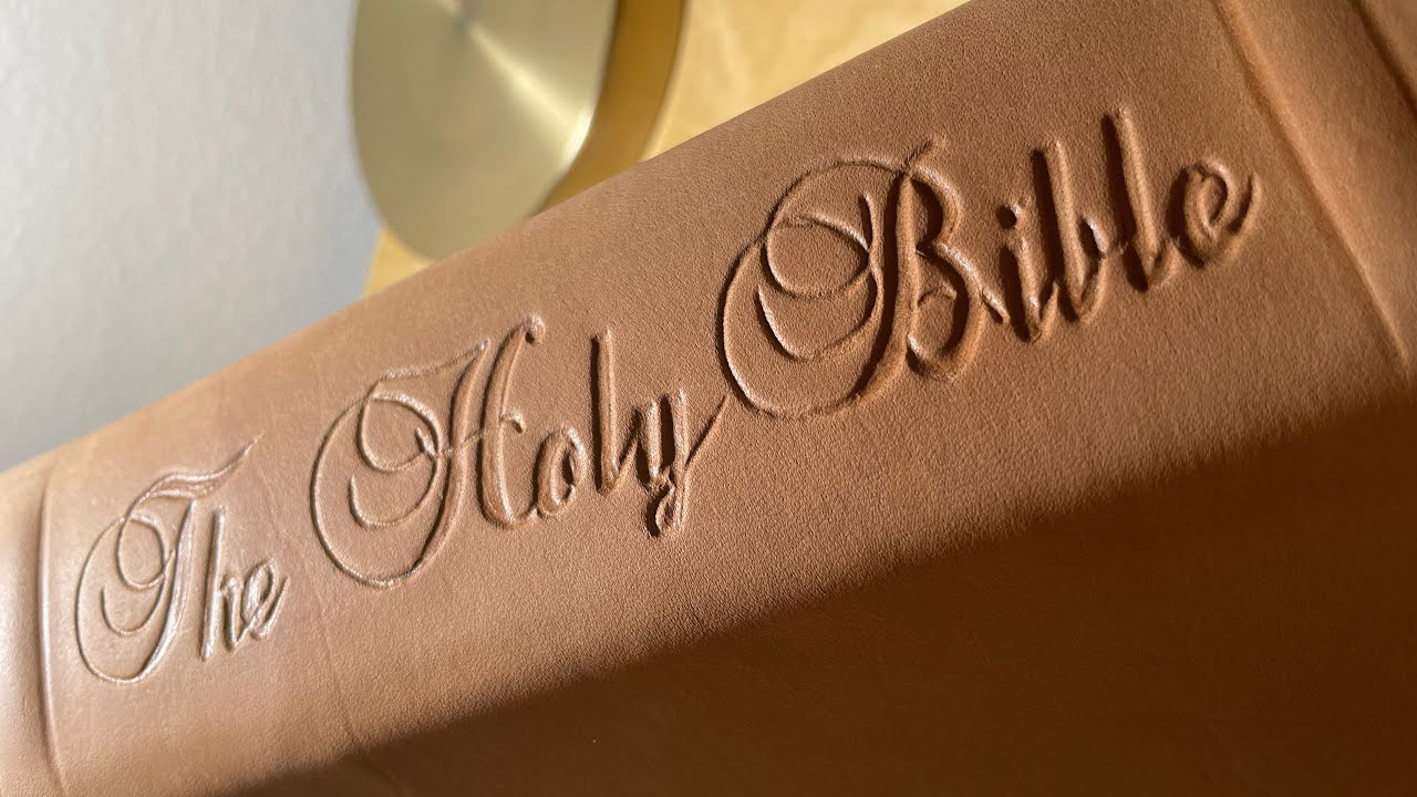 Leather Bible Spine Tooling