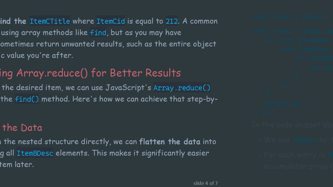 How to Find Nested Elements in a JavaScript Object