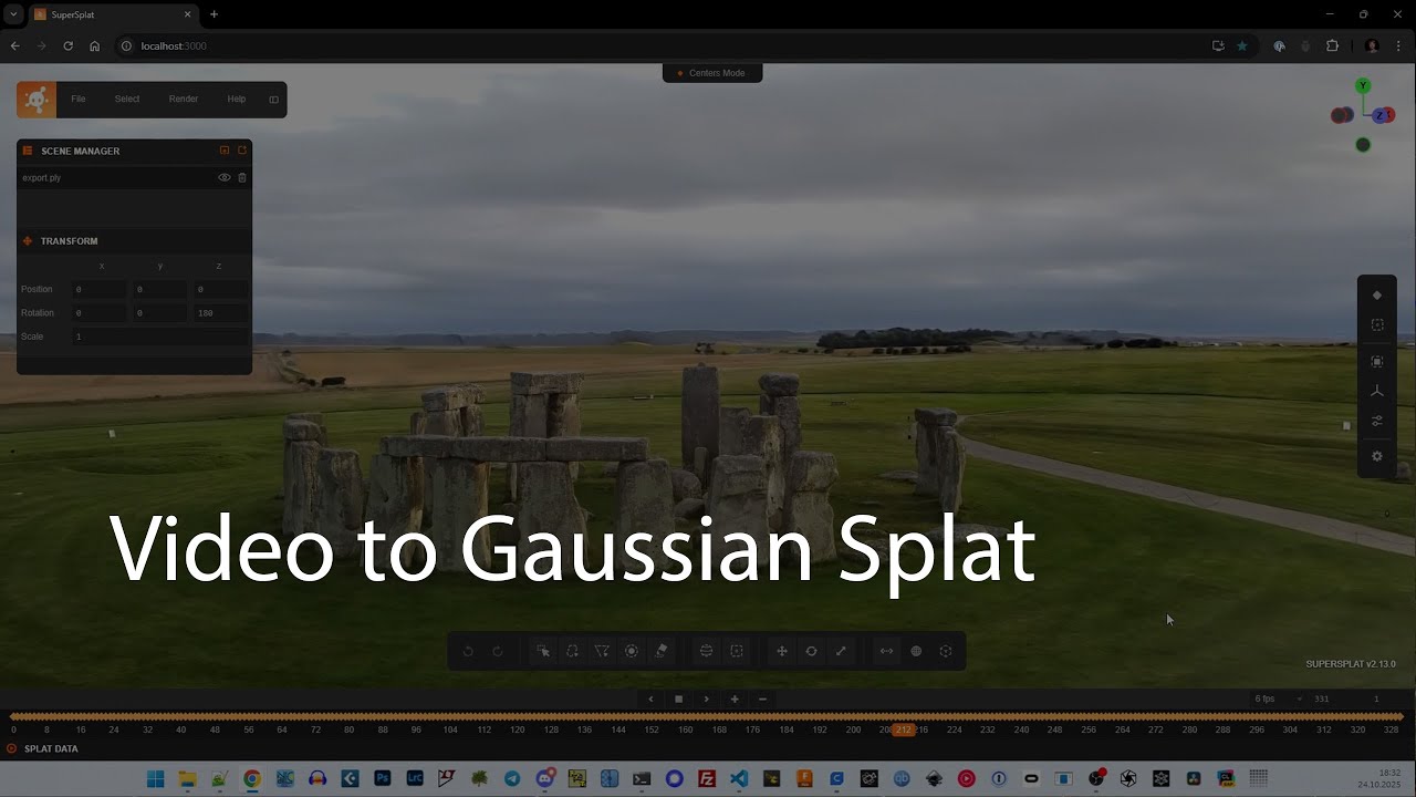 Tutorial - Video to Gaussian Splat