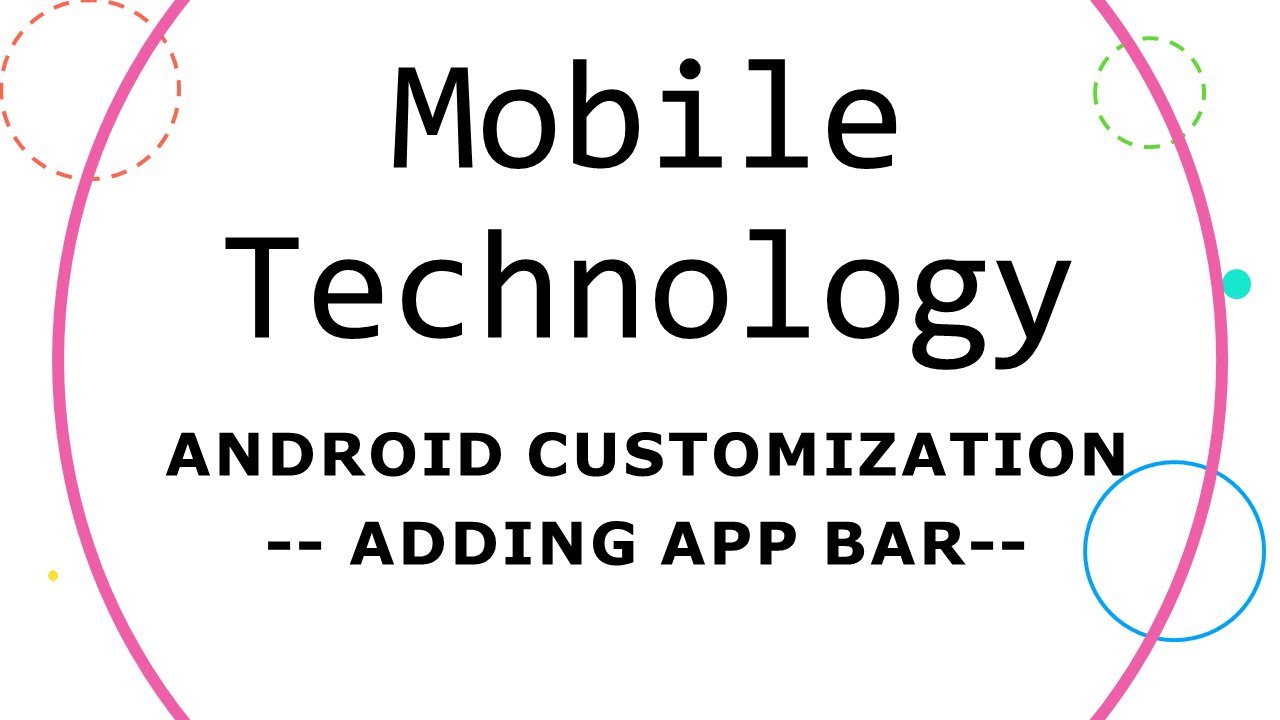 Android Java Adding the AppBar (2024)