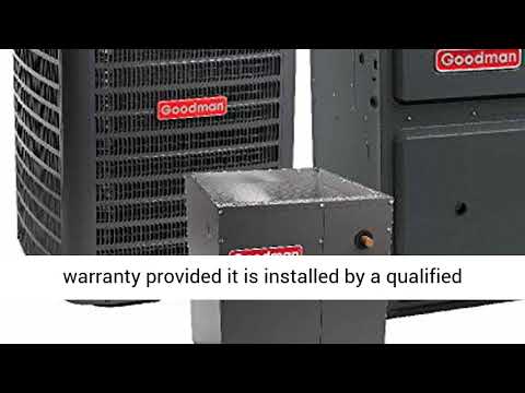 Goodman 5 Ton 14 SEER Air Conditioner GSX140601, Coil CAPF4961D6, 120,000 BTU 96% AFUE Upflow Gas Fu