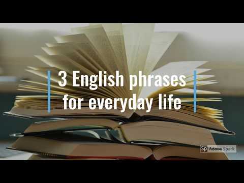 3 English Phrases with meaning to use in conversation - Improve speaking skill