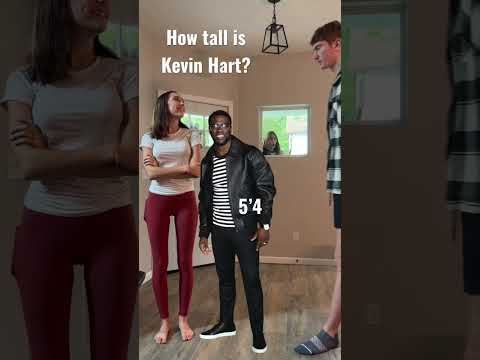 How tall is Kevin Hart #tallfamily #shorts