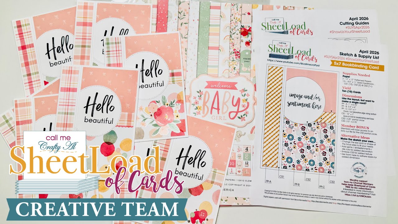 April 2026 SheetLoad Of Cards | Creative Team Project Share