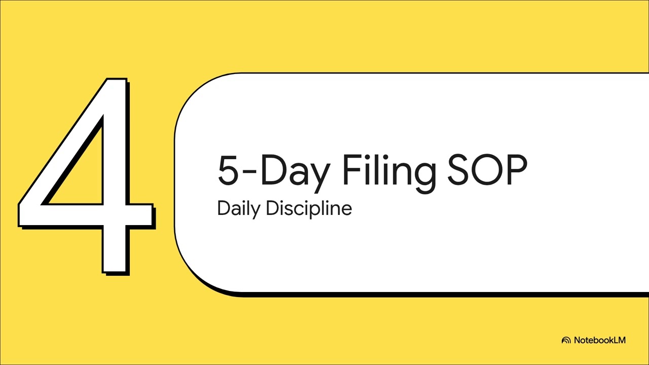 TMF Module 06 Filing Indexing