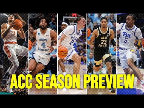 ACC Conference Preview and Predictions | Duke or UNC?? | 2024-25 College Basketball Season Preview